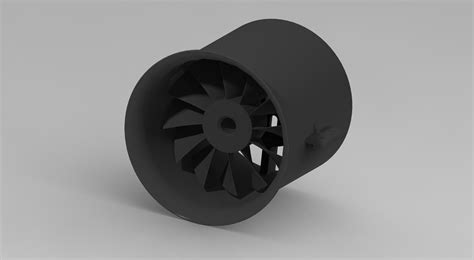 ️ Edf Turbine 56mm Engine Ducket Fan Jet Engine Rc・ Stl File