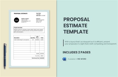 Editable Blank Proposal Templates In Word To Download