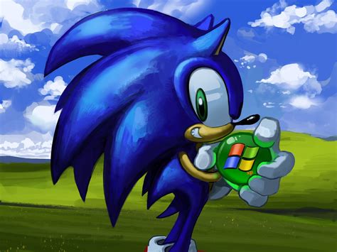 Rythayze Sonic The Hedgehog Bliss Image Microsoft Windows Sonic Series Windows Xp