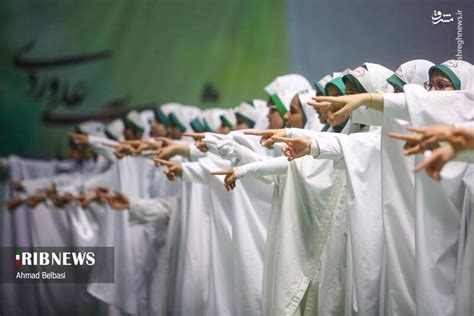 عکس اجتماع بزرگ دختران انقلاب در ورزشگاه آزادی