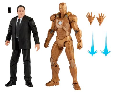 Marvel Legends Infinity Saga Captain Marvel Rescue Happy Hogan Iron Man