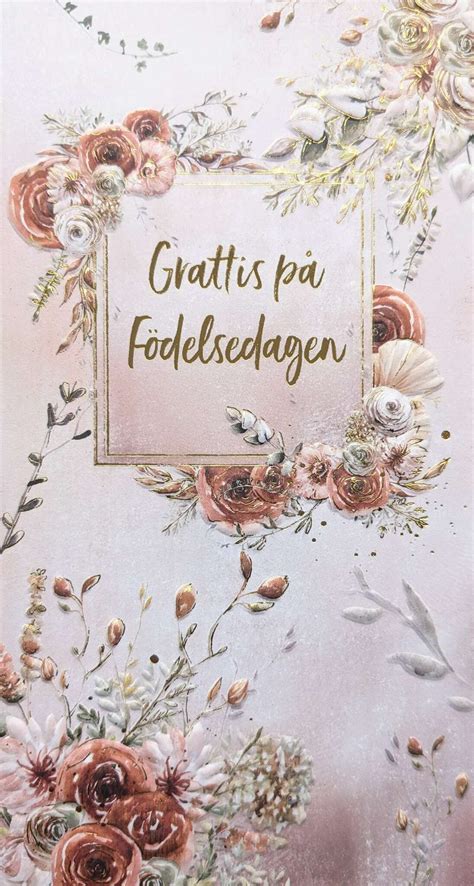 Kort Med Kuvert Blomstrande Grattis Fraktfritt Mr Humblebees