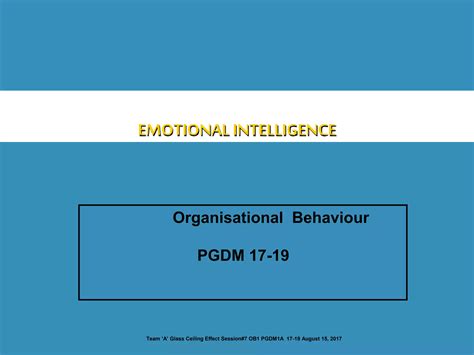 Emotional Intelligenceppt