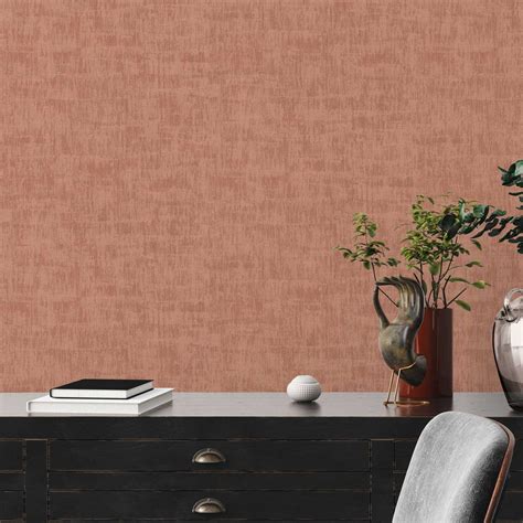 Papier Peint Texturé Rose Uni Papier Peint Aspect Plâtre Papier Peint Texturé Wall Artfr