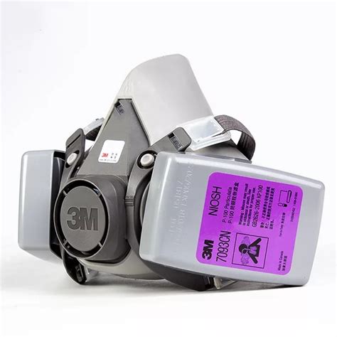 Mascarilla Respirador 3m Media Cara Filtros Para Partículas P100