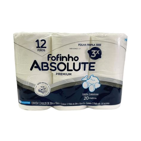 Papel Hig Tripla Fofinho 8x12 Rolos 20m Edona