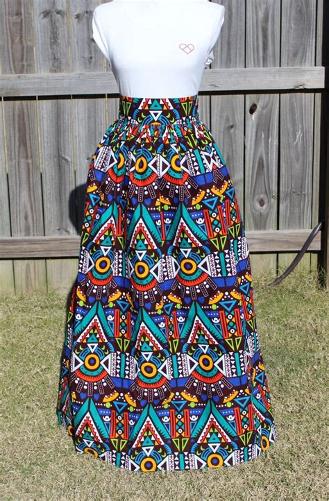 African Print Skirt With Pockets And Lined Ankara Skirt Made To Order