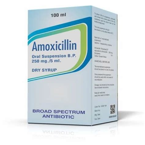 250mg Amoxicillin Oral Suspension At ₹ 40piece Amoxicillin
