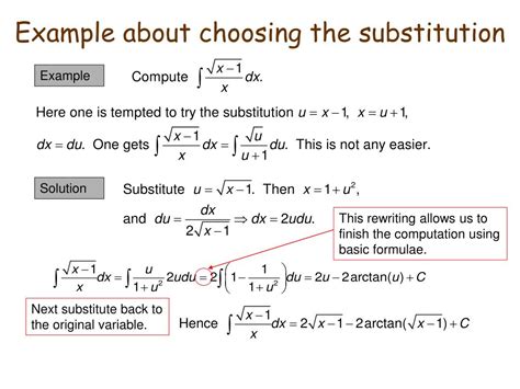 Ppt 55 The Substitution Rule Powerpoint Presentation Free Download Id525031 Ppt 55 The Substitution Rule Powerpoint Presentation Free Download Id525031