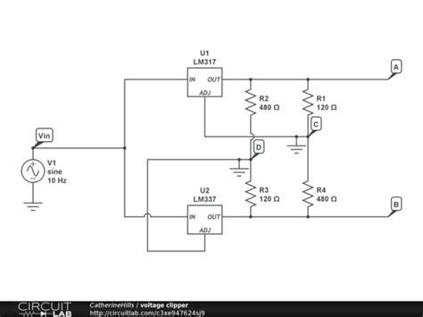 voltage clipper circuitlab