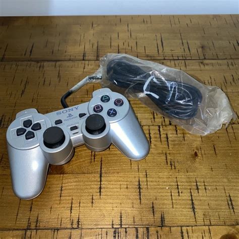 Sony Playstation Two 2 Ps2 Silver Controller Remote Brand New Unused