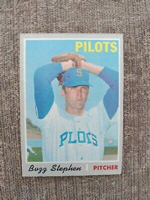 1970 Topps Baseball 533 Buzz Stephen Seattle Pilots Rc Ex Read