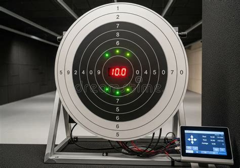 Indoor Shooting Range Featuring An Electronic Target System The