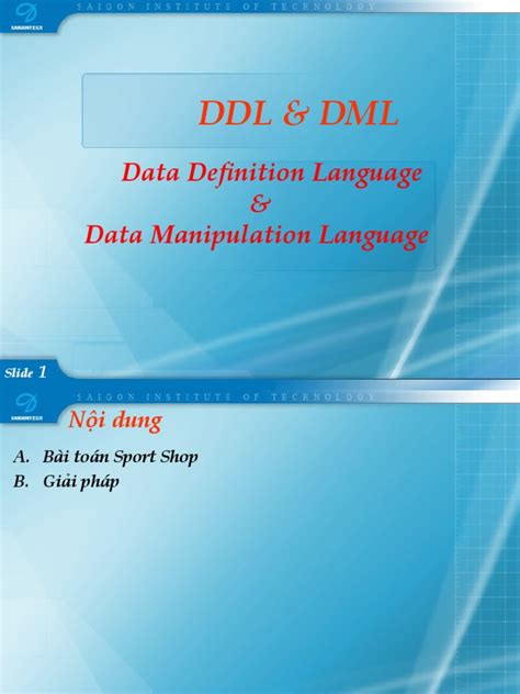ddl va dml pdf