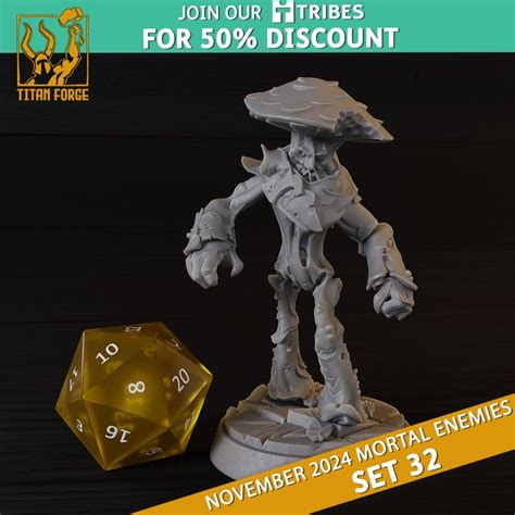 3d Printable Rpg Monsters Dnd 5e Mortal Enemies Set 32 By Titan