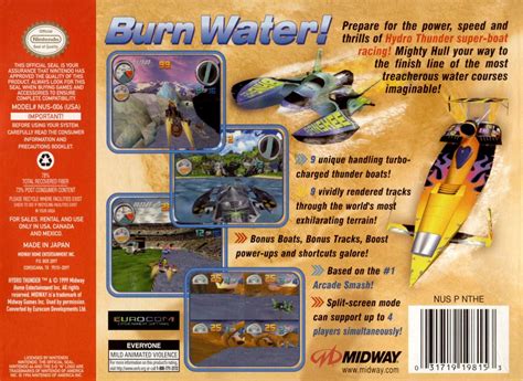 Hydro Thunder For Nintendo 64 Used N64 Cart Cavegamers