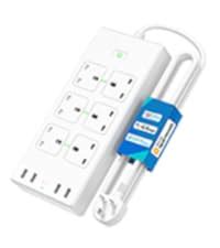 Meross Smart Power Strip 6 Gang 4 Usb Ports Smart Extension Lead