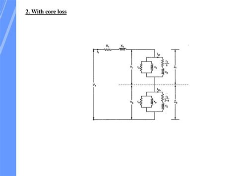 Equivalent Circuit Of Single Phase Induction Motor With Core Loss