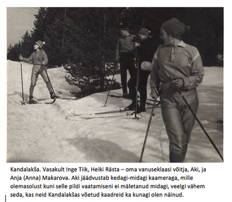 Füüsikadoktor Peeter Paris Herbi Erna Ja Mina Nende õpilasena Suusatades Leheküljed