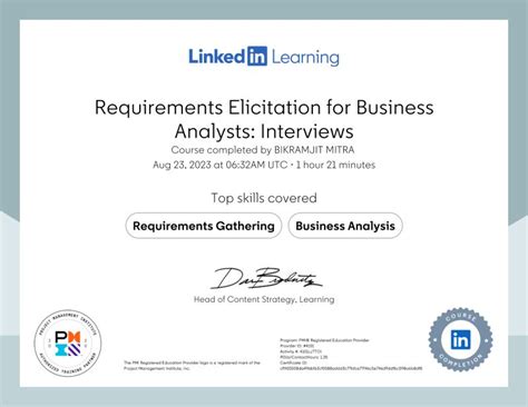 Bikramjit Mitra On Linkedin Certificate Of Completion