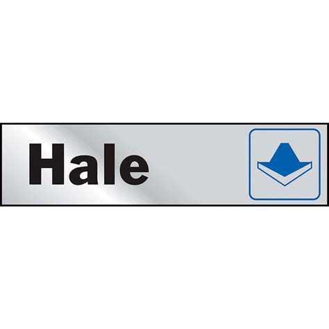 Letrero De Aluminio Con Mensaje Hale 1u Wrt Kywi