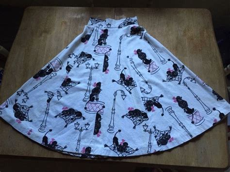 Vintage 50s 60s Poodle Skirt Xs Black White Fleece Vintage Fashion 50s Fashion 50s Vintage