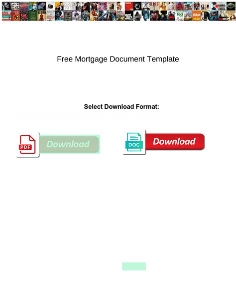Free Mortgage Document Template