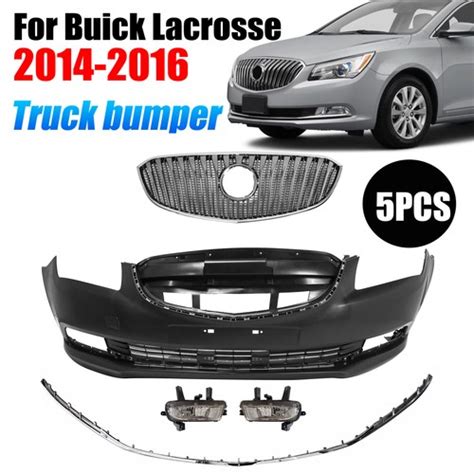 New Complete Front Bumper Set Compatible With 2014 2015 2016 Buick