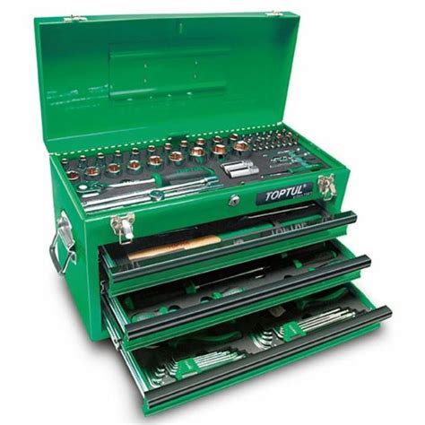 Toptul Tool Chest Set 99pc Green Gcaz0038