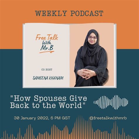 Sameena Khanam On Linkedin Spouses Freetalkwithmrb
