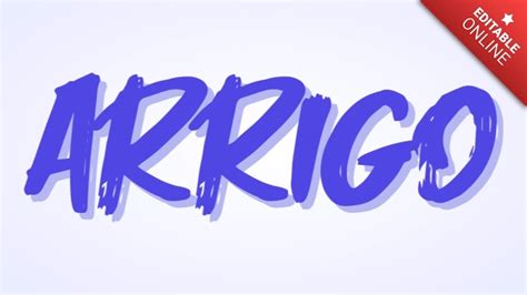 Arrigo Fuentes Generador De Efectos De Texto