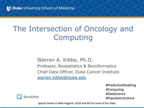 Opportunities For Computing In Cancer Research Pptx Cancer