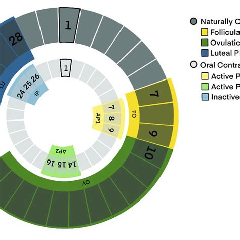 Testing Dates For Naturally Cycling And Oral Contraceptive Using