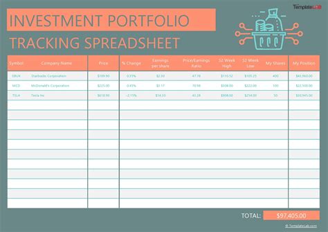 Investment Tracking Template