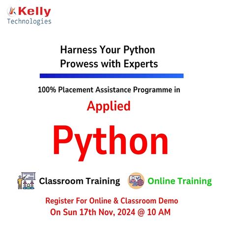 Afreen Bhanu On Linkedin Python Skills Are Skyrocketing In Demand Our Course Offering Expert