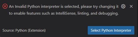 Python Vscode Says My Interpreter Is Invalid Tried All Fixes In The