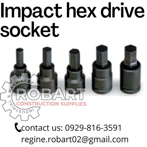 Impact Hex Drive Socket Commercial And Industrial Construction Tools