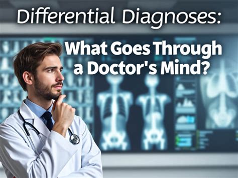 Differential Diagnoses What Goes Through A Doctors Mind Usmle Rx