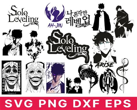 Solo Leveling Svg Eps Png Pack Svg Solo Levelling Merch Sung Jin Woo