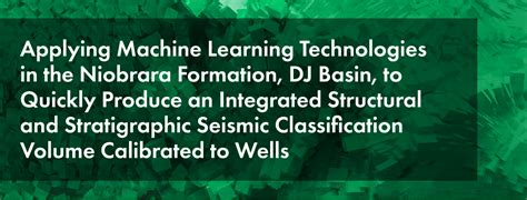 geophysical insights seismic interpretation with machine learning