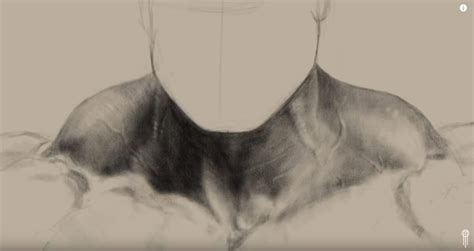 How To Draw A Neck With Digital Charcoal In Procreate