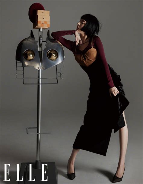 杨幂 Elle6月刊封面：短发大片 Ppobm