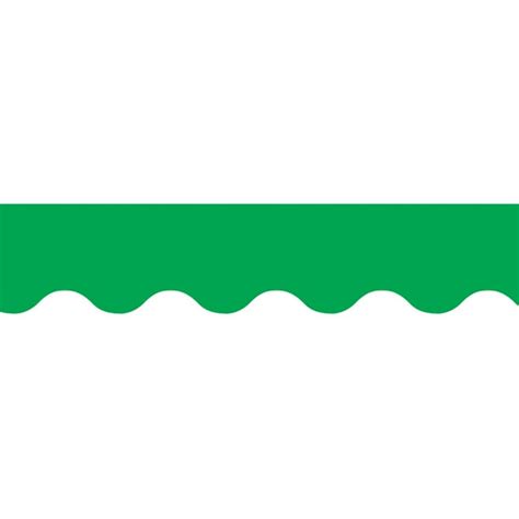 Green Wavy Border