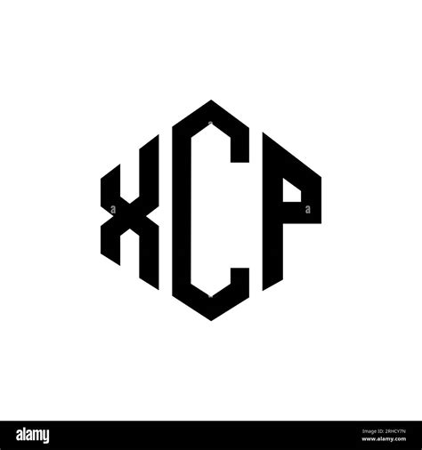 Xcp Letter Logo Design With Polygon Shape Xcp Polygon And Cube Shape