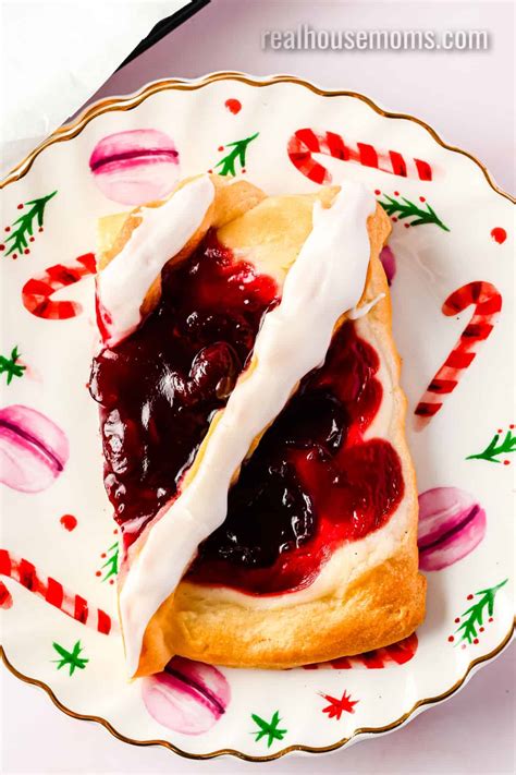 Candy Cane Cherry Danish ⋆ Real Housemoms