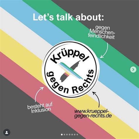 Krüppel Gegen Rechts Jetzt Auch Auf Instagram Kobinet Nachrichten