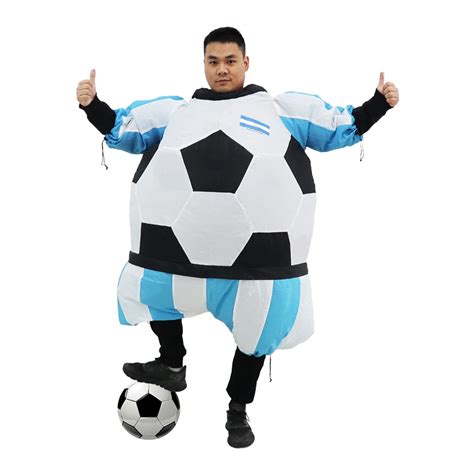 Promotional All Countries Flag Design Football Fan Inflatable Suit