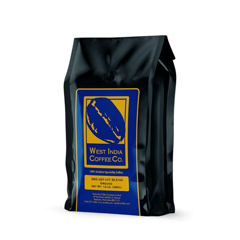 Breakfast Blend Coffee Beans Barbados West India Coffee Co