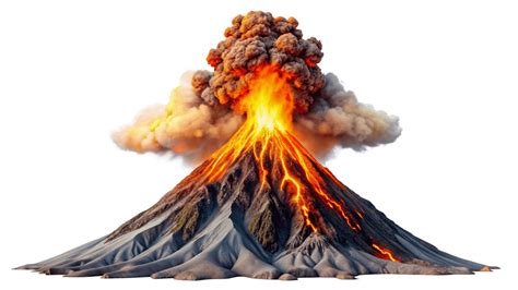 Erupting Volcano Pngs For Free Download