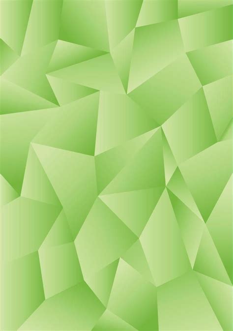 Green Triangular Abstract Background
